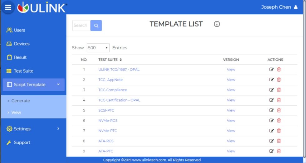 ULINK Test Reporter - ULINK Technology